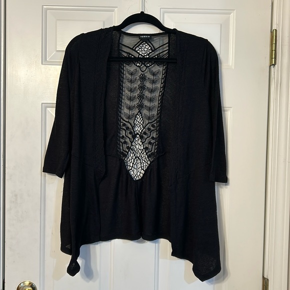 torrid | Sweaters | Torrid Open Front Fancy Cardigan Size X | Poshmark